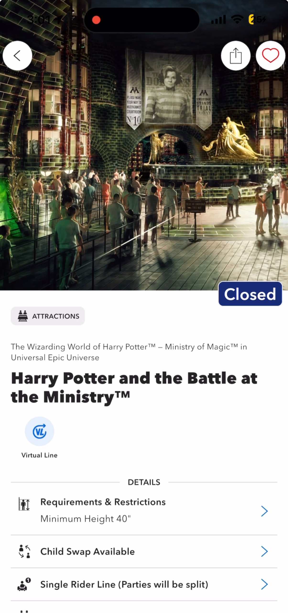 How to Get a Virtual Line for Harry Potter Battle at the Ministry Epic ...
